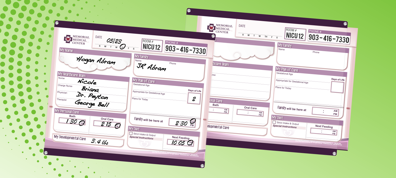 Glass Stand-Off Whiteboards | Interchangeable | VisiCareClear™