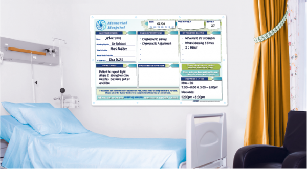 Safety Boards | High Risk | Behavioral Health | Dry Erase | VisiCareClear™