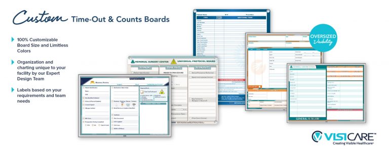 Time Out Patient Boards | Custom Count Boards | Surgery OR | VisiCare™