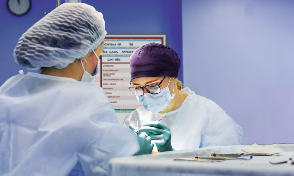 Time Out Patient Boards | Custom Count Boards | Surgery OR | VisiCare™