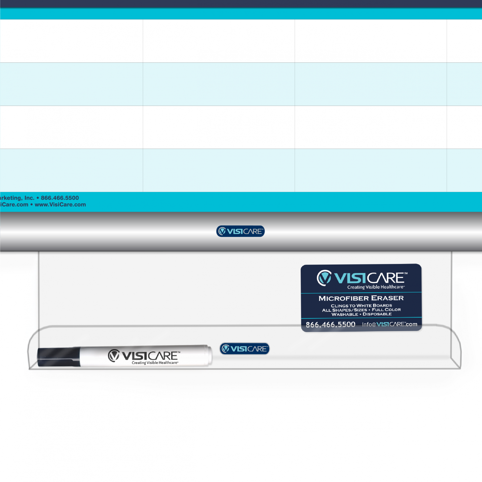 Magnetic VisiCare Silver Marker Holder | VisiCare