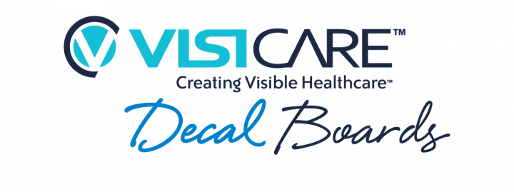 Decal Boards for Patient Rooms | Movable | Easy Apply | VisiCare™
