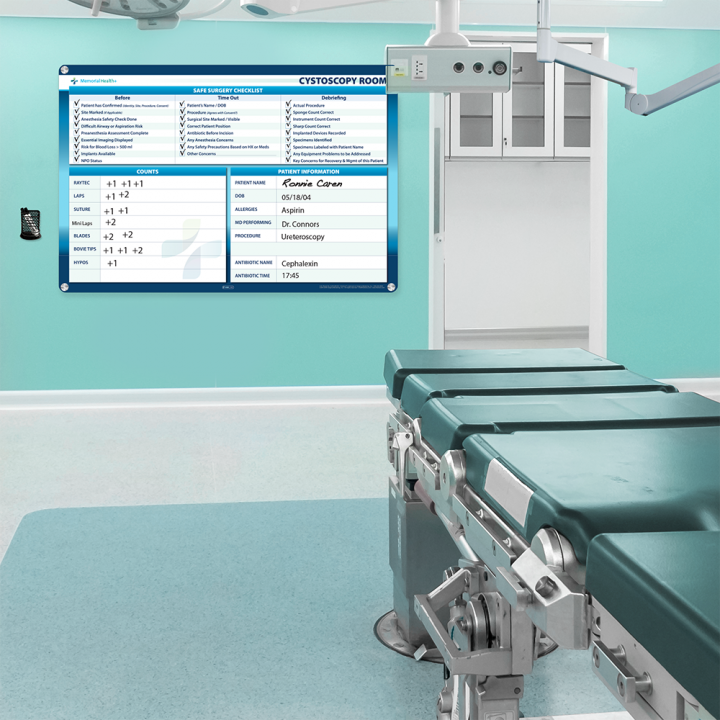 Glass Stand-Off Whiteboards | Interchangeable | VisiCareClear™